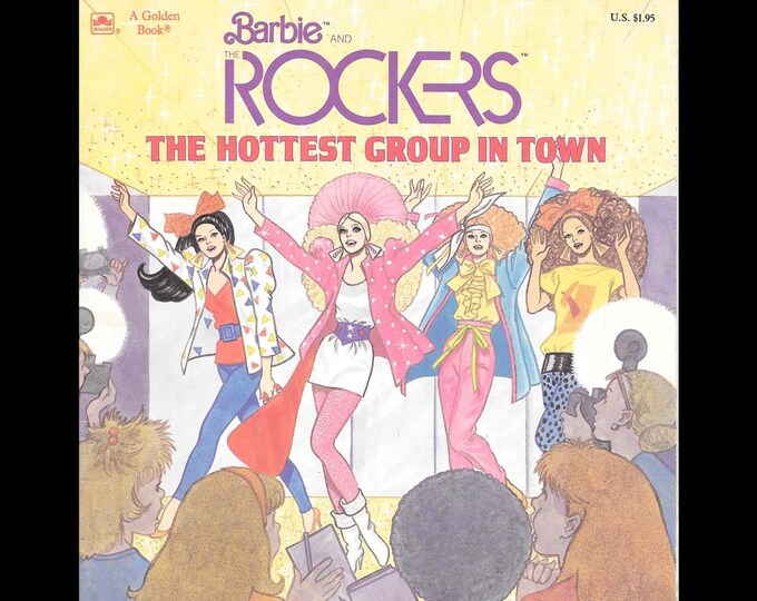 Barbie and the Rockers the Hottest Group in Town Vintage Book C. 1987 ...