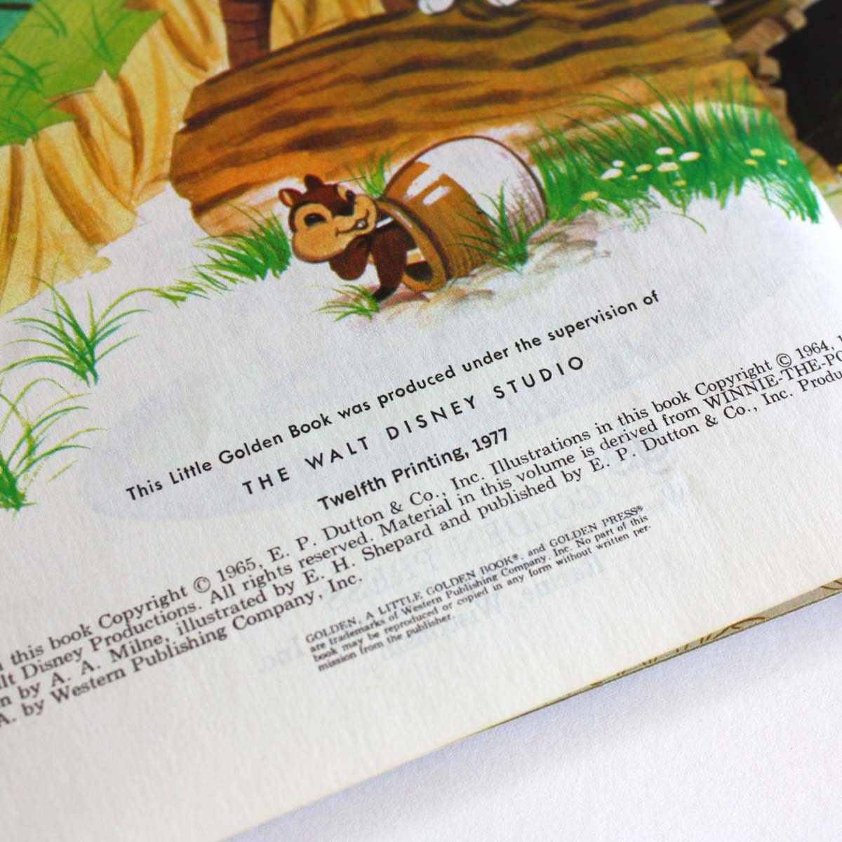 Winnie-the-pooh Meets Gopher Vintage Little Golden Book C. - Etsy