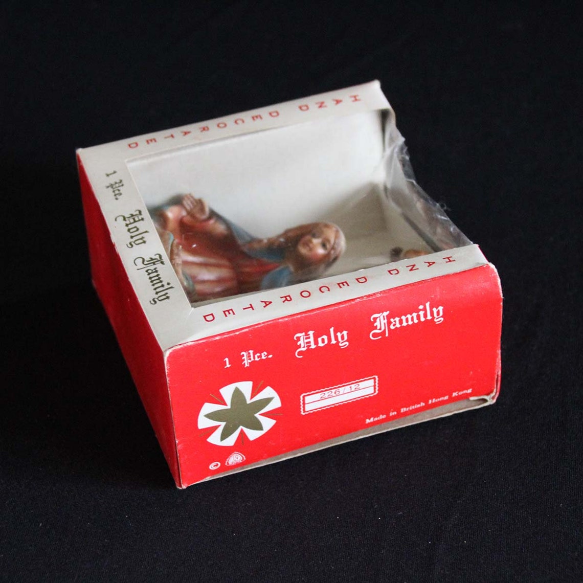 Vintage Nativity Scene Figurine in Box - Art Plastics - Creche - Manger ...