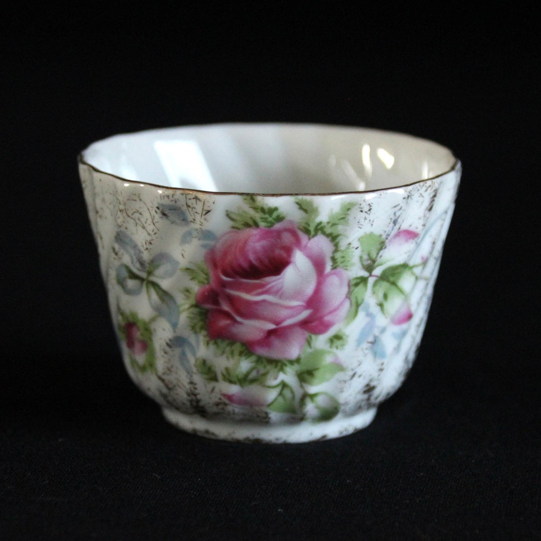 Vintage Norcrest Dresden Rose Open Sugar Bowl 9/130 Tea Service ...