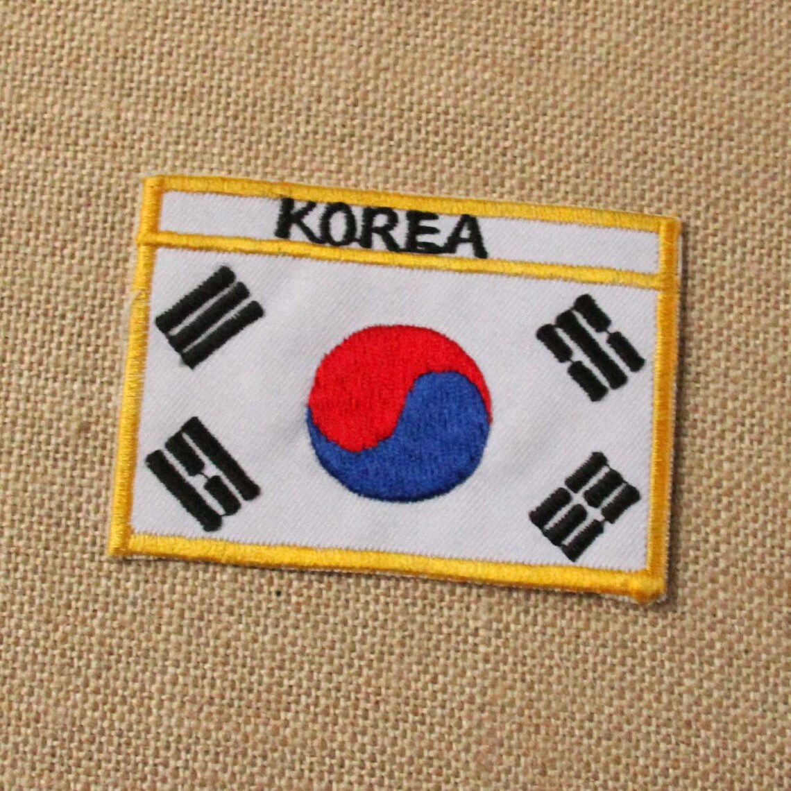 Korean Flag Sew on Patch - Korea - National Flag - Countries of the ...