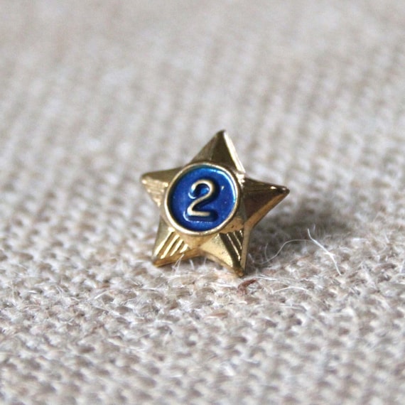 Boy Scouts 2 Year Service Star Pin - Uniform Pin - Co… - Gem