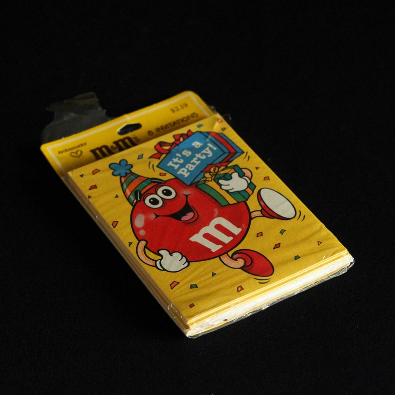 Vintage M&ms Party Invitations by Hallmark Cards Inc | Etsy