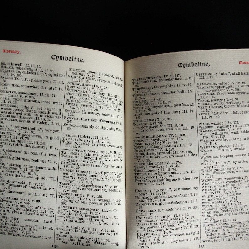 Shakespeare's Tragedy of Cymbeline With Preface & Glossary by Israel ...