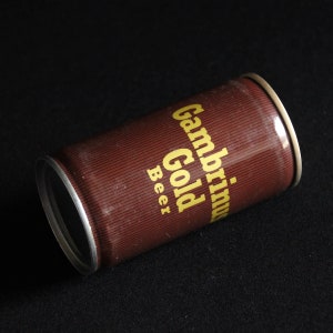 Vintage 1970s Gambrinus Gold Beer Can - Pittsburgh Brewing Company ...