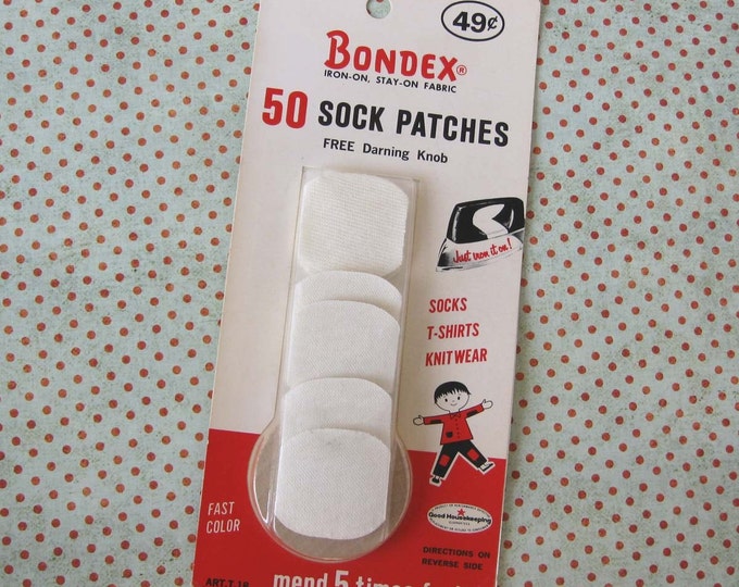 Vintage Bondex Sock Patches and Darning Knob in Original Packaging - Etsy