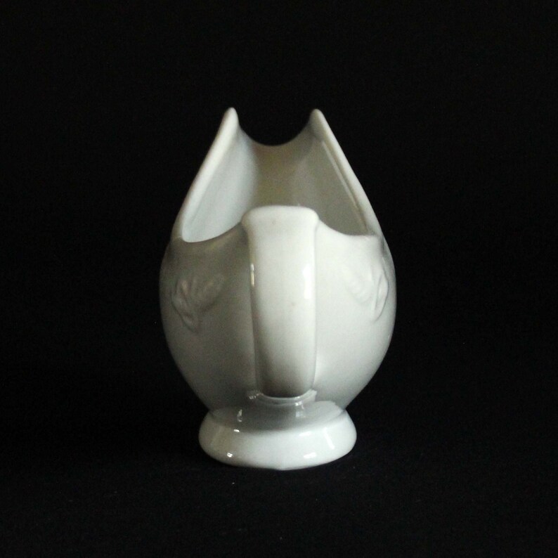 Vintage Hall Pottery Gravy Boat - White Ironstone Restaurant Ware ...