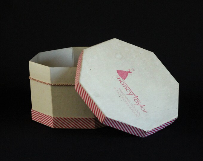 Vintage Nancy Taylor Finishing School and Modeling Studio Cardboard Hat ...