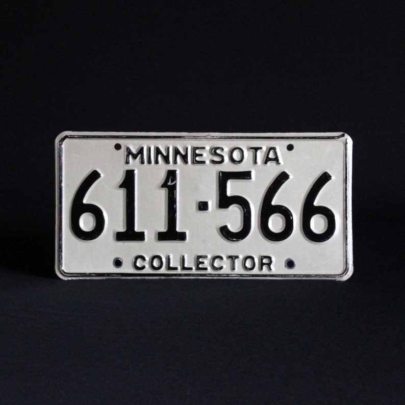 Minnesota Collector License Plate - Automobile - Car Collectible ...