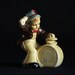 Vintage Chalkware Swing Band Drummer With Cymbals Figurine - Ceramic ...
