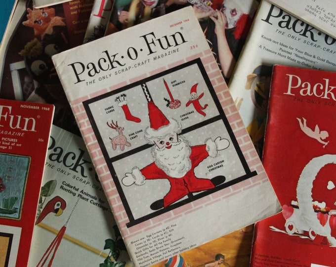Vintage Pack-o-fun Magazine Issues - Vintage Magazine - 1960s - 1970s ...