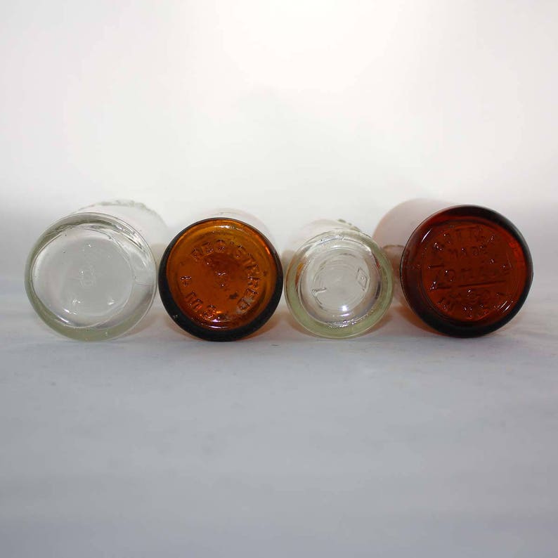 Vintage Bottle Collection Owens-illinois Apothecary Bottles - Etsy