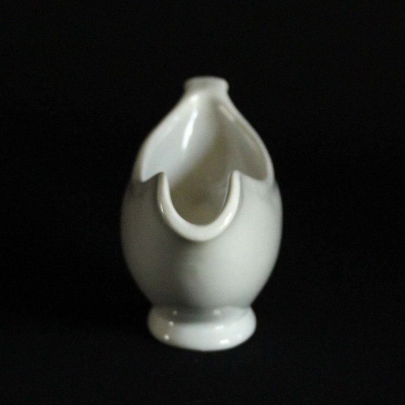 Vintage Hall Pottery Gravy Boat - White Ironstone Restaurant Ware ...