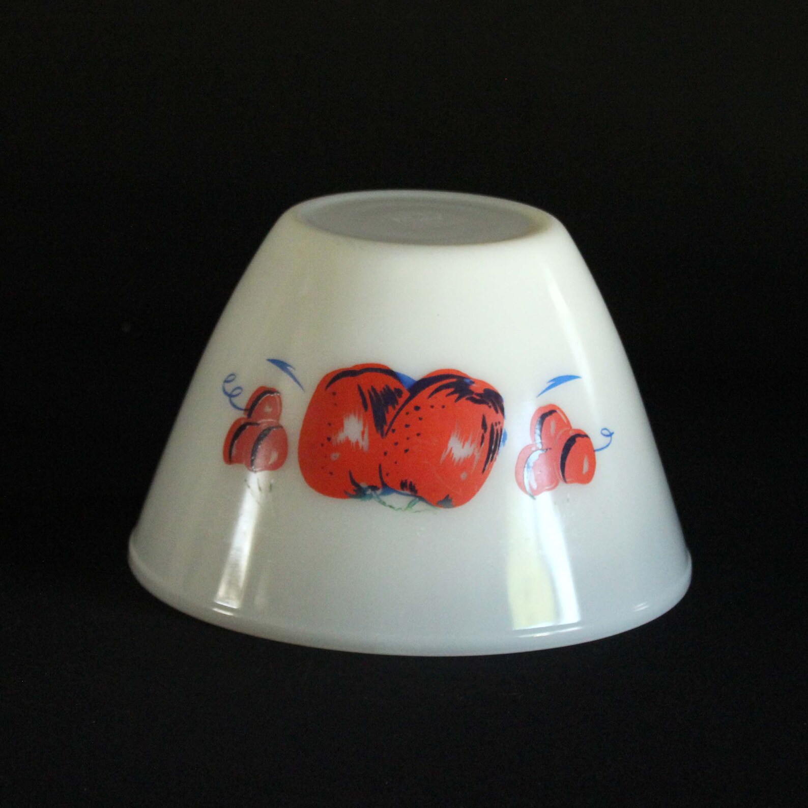 Fire King Apples & Cherries Mixing Bowl Anchor Hocking - Etsy