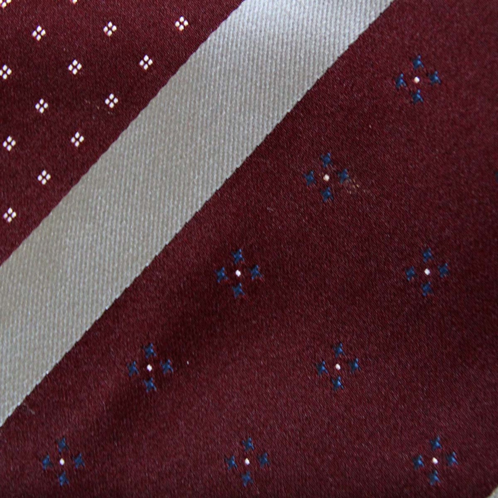 Vintage Men's Necktie - Van Gogh Tie - Striped Design - Wide Tie ...