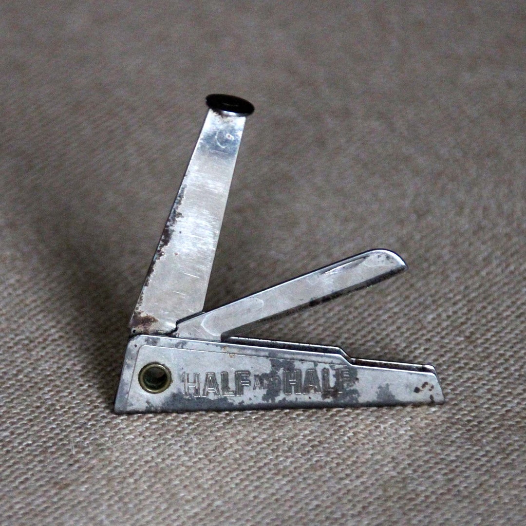 Vintage Half and Half Pipe Tobacco Promotional Pocket Knife and Tamper ...