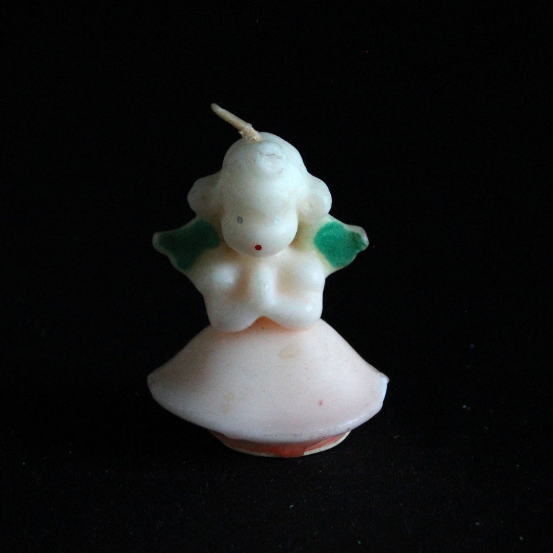 Gurley Pink Pastel Angel Girl Candle - Novelty Holiday Candle ...