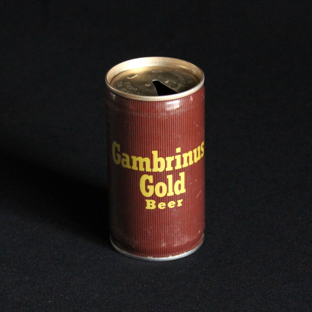Vintage 1970s Gambrinus Gold Beer Can - Pittsburgh Brewing Company ...