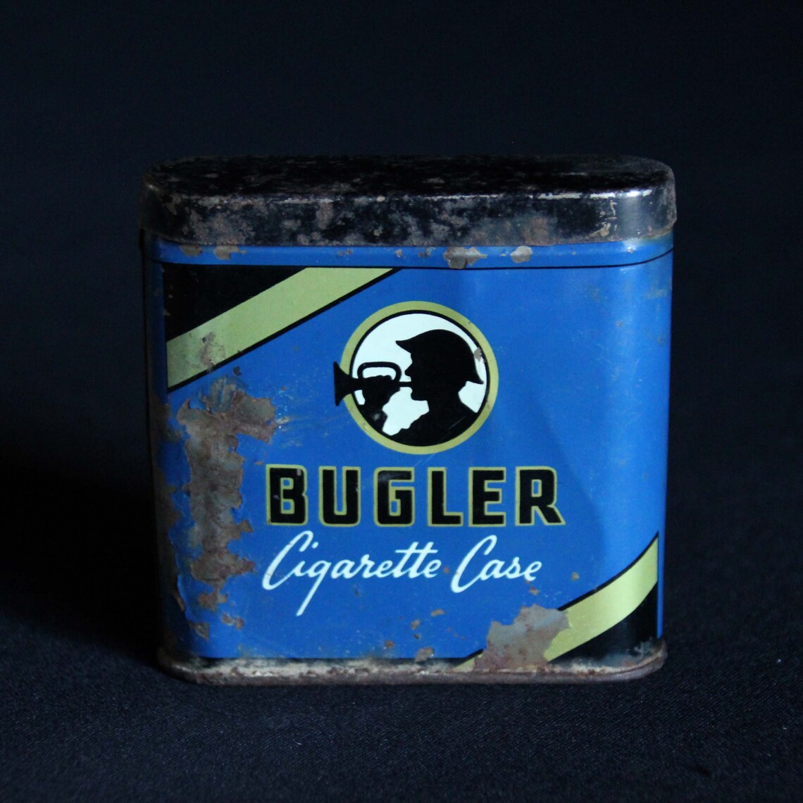 Vintage Bugler Cigarette Case Pocket Tobacco Tin Brown and - Etsy