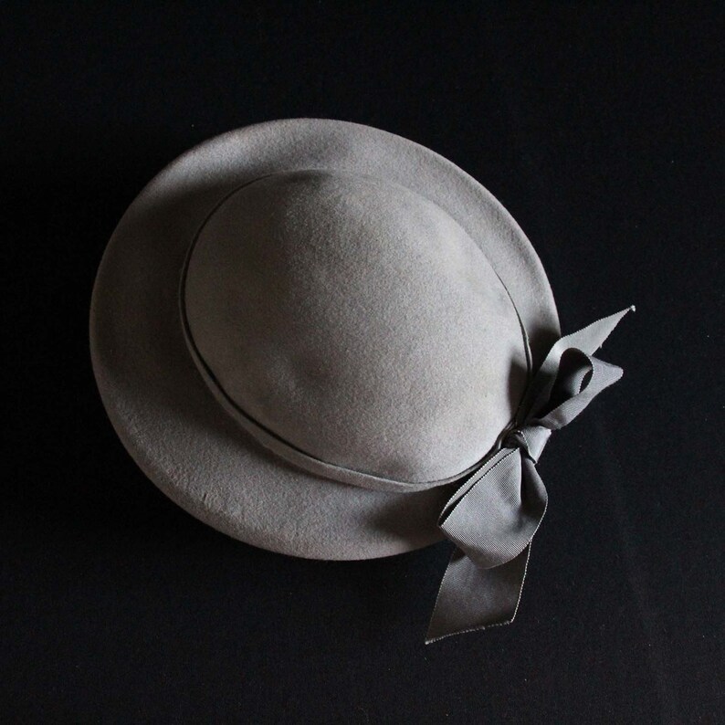 Vintage Merrimac Merfelt Doeskin Wool Felt Hat in Grey - Etsy