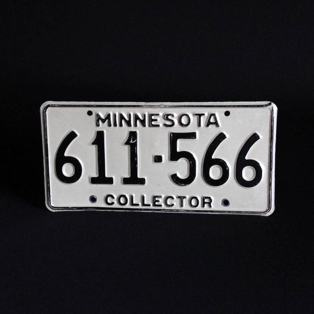 Minnesota Collector License Plate - Automobile - Car Collectible ...