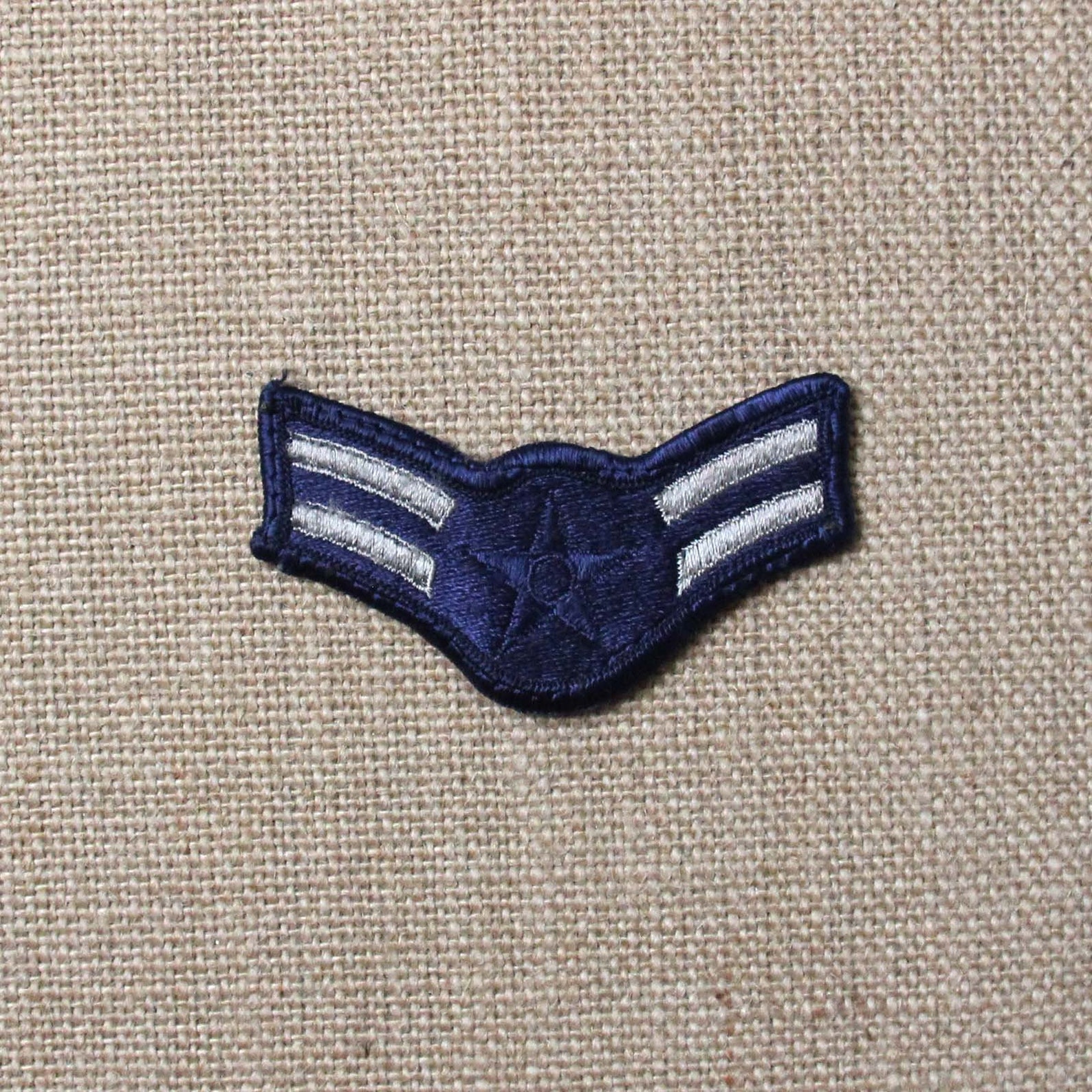 USAF U.S. Air Force Sew on Patch - Airman First Class E-3 Rank Chevron ...