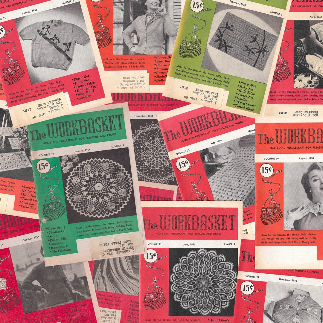 The Workbasket and Home Arts Magazine Issues - Vintage Magazines ...
