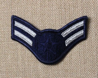 USAF U.S. Air Force Sew on Patch Airman First Class E-3 Rank | Etsy