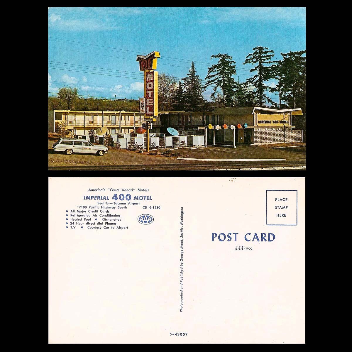 Vintage Travel Postcards of Motels Set of 3 - Etsy