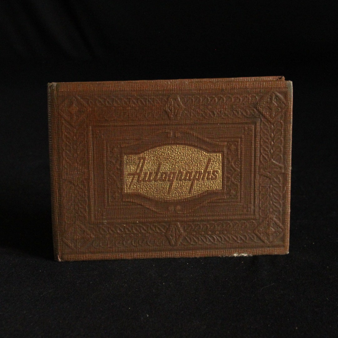 My Autograph Book - Vintage Yearbook C. 1945 - Whitman Publishing ...