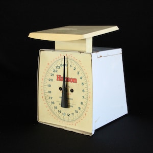 Vintage Hanson General Household Scale in Cream - 25 Pound Scale ...