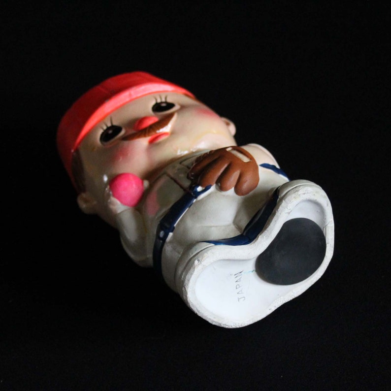 Vintage Ceramic Baseball Bank Baseball Player Chalkware - Etsy