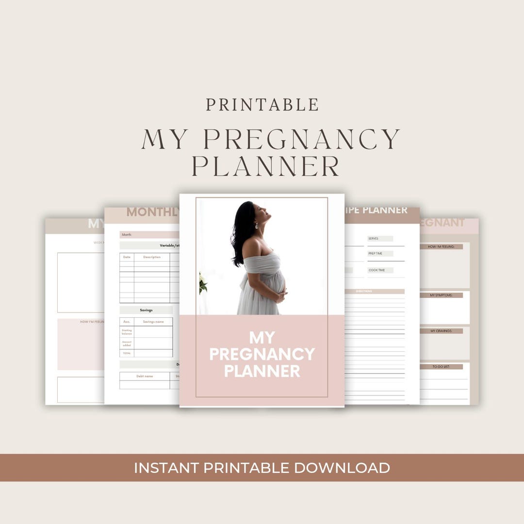 The Ultimate Pregnancy & New Mom Planner| A Sophisticated All-in-one ...
