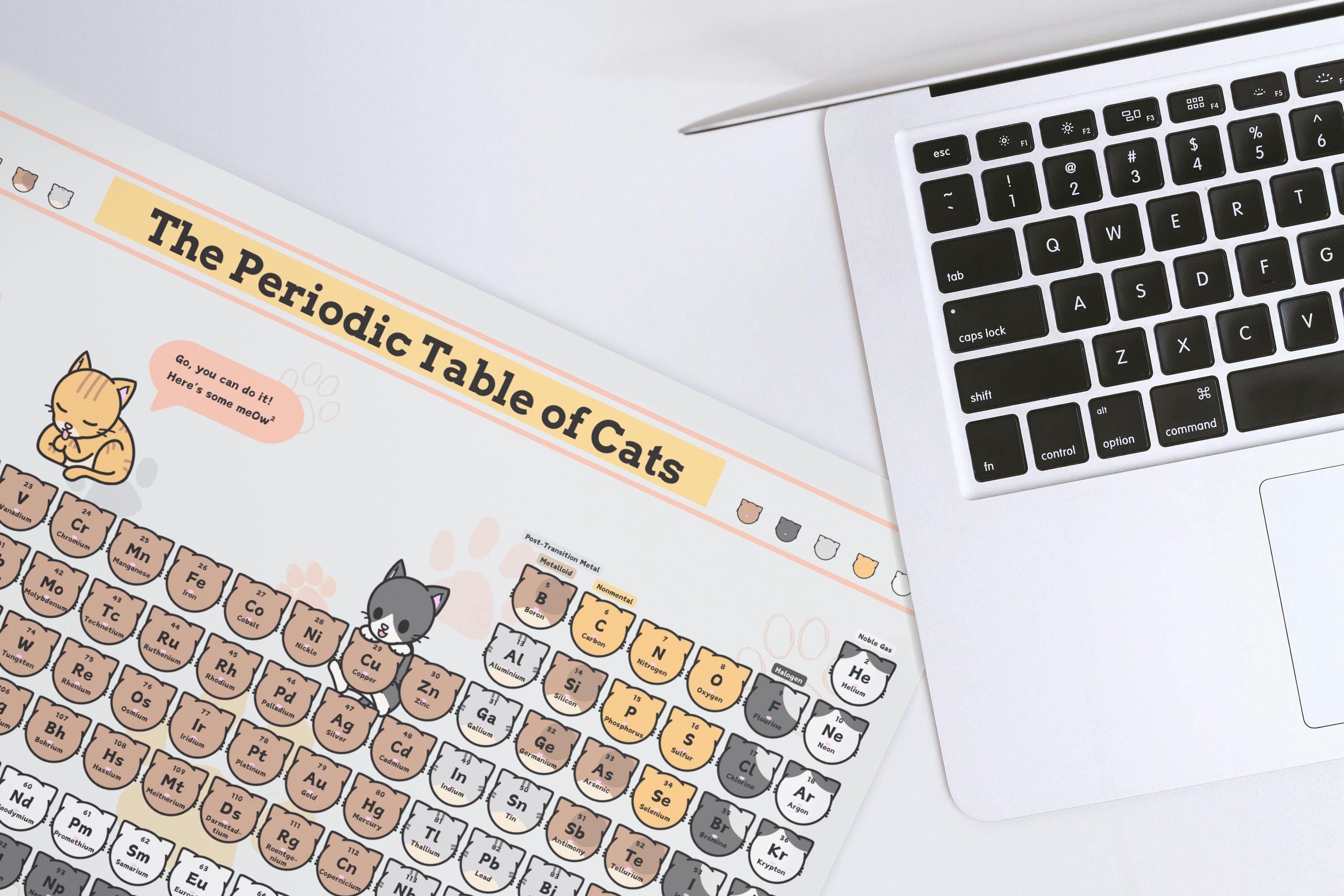 Cat Periodic Table - Etsy