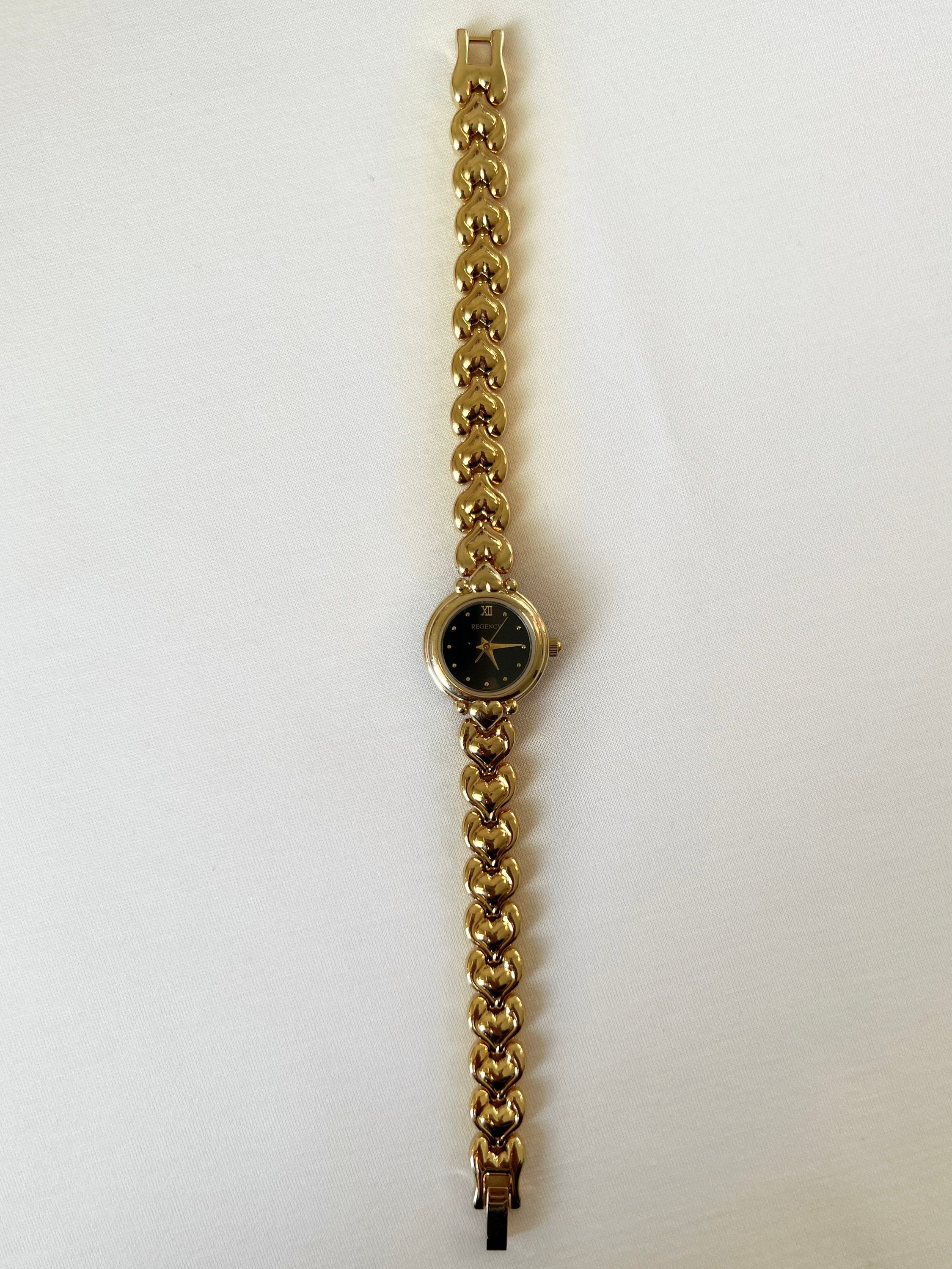 Regency Heart Gold Watch - Etsy