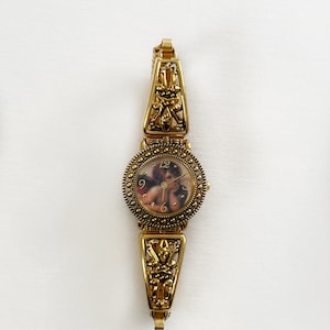 Seiko SII Raphael Cherub Gold Watch - Etsy