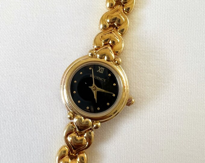 Regency Heart Gold Watch - Etsy