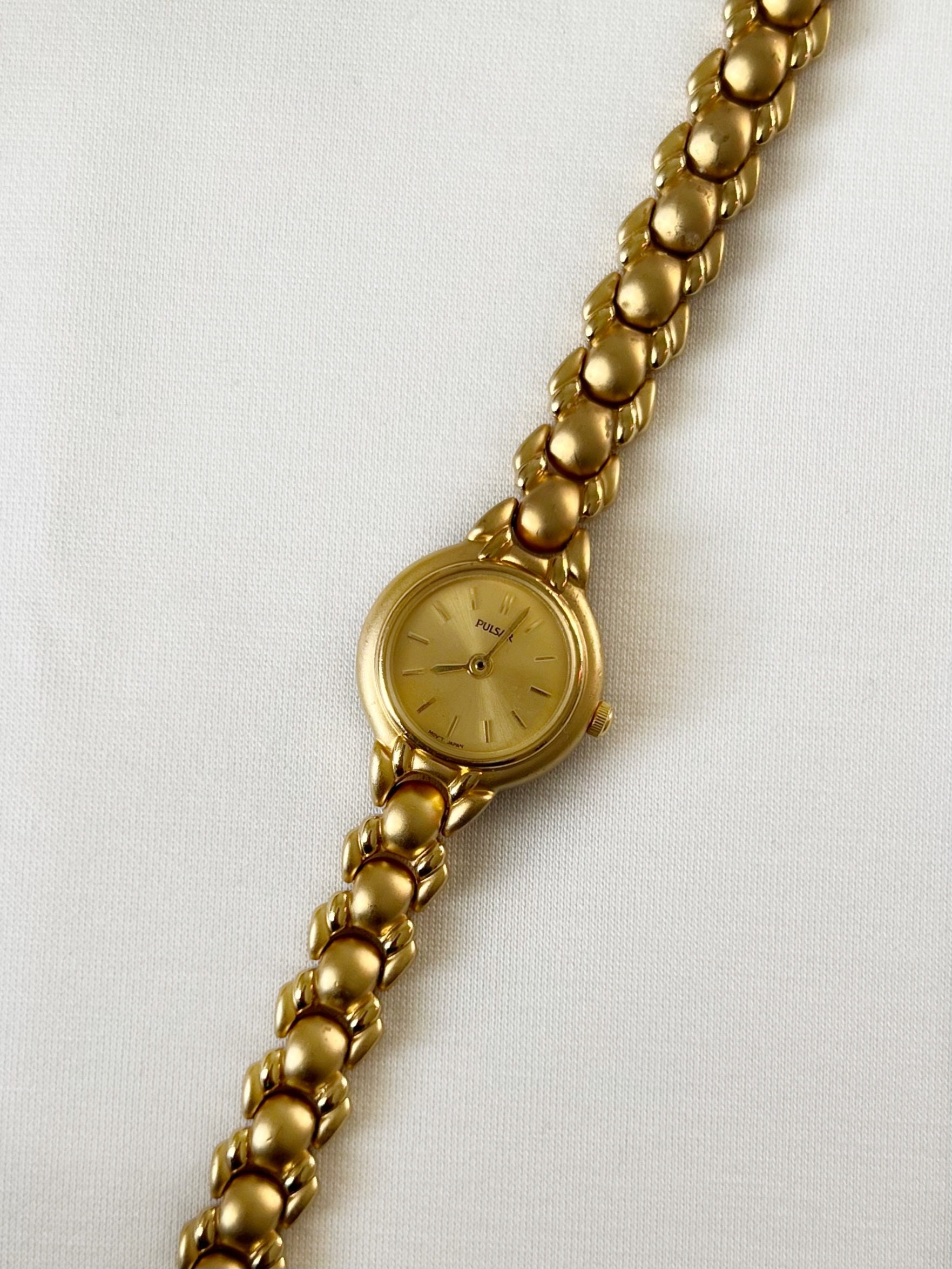 Vintage Gold Toned Pulsar Watch - Etsy
