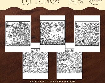 Summer Coloring Pages, Kids Seasonal Coloring Sheets, Printable ...