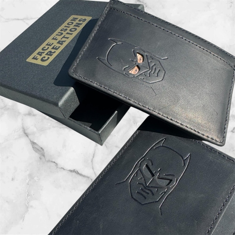 Bat Man Id Wallet - Etsy