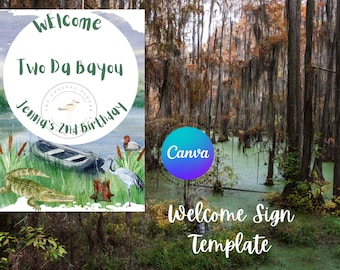 Two Da Bayou 2nd Birthday Invitation- Digital Download Invitation ...