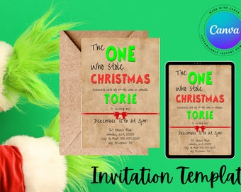 The ONE Who Stole Christmas 1st Birthday-digital Download Banner ...