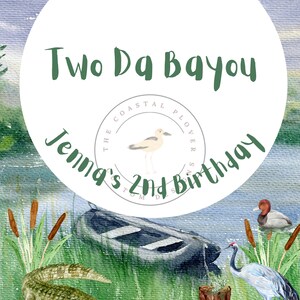 Two Da Bayou Welcome Sign- Digital Download Template - Etsy