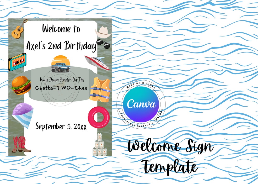 Chatta-two-chee 2nd Birthday Invitation Digital Download Template ...