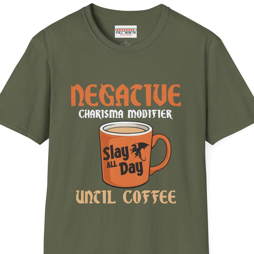 Negative Charisma Modifier Until Coffee - Dnd Dungeons and Dragons RPG ...