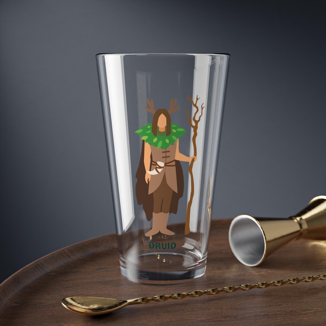 DRUID "nature's Pour" Pint Glass - Dungeons and Dragons RPG Dnd ...
