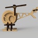 Laser Cut Toy Helicopter DXF & SVG Files, Instant Download, Digital ...