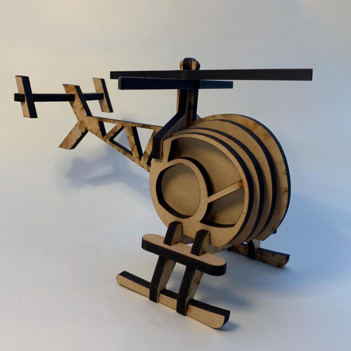 Laser Cut Toy Helicopter DXF & SVG Files, Instant Download, Digital ...