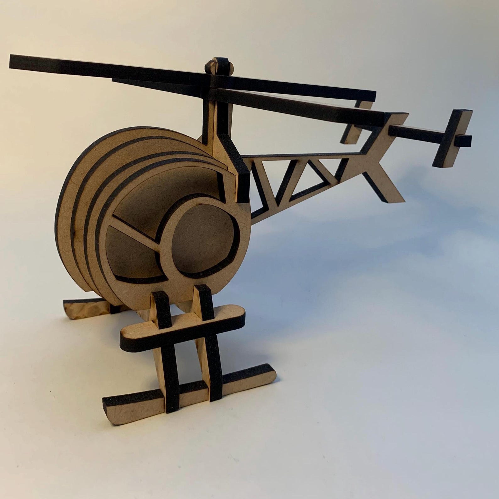 Laser Cut Toy Helicopter DXF & SVG Files, Instant Download, Digital ...