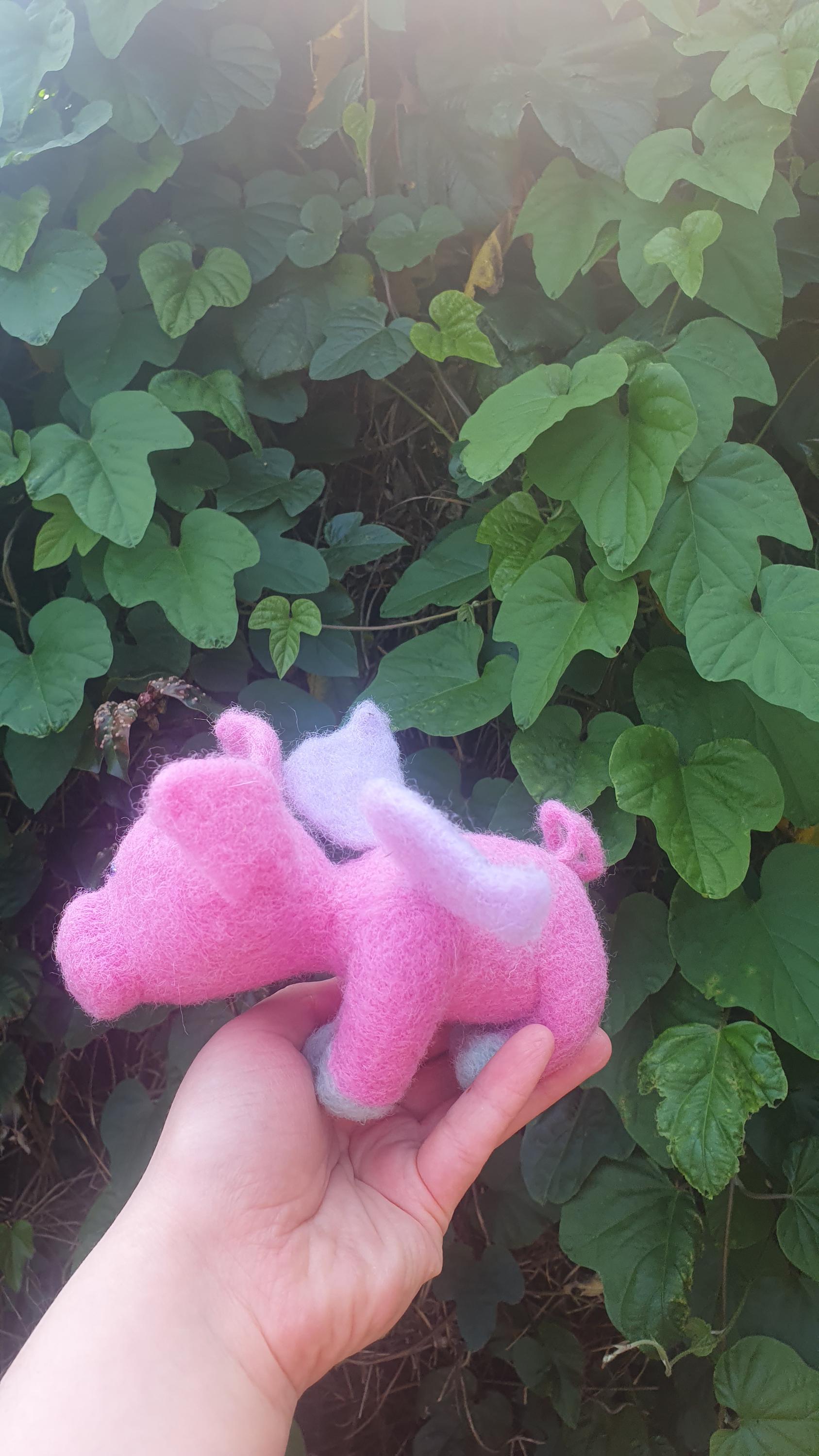 Flying Pig Needle Felted Toy - When Pigs Fly Wool Sculpture - Etsy